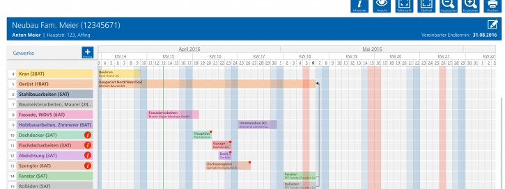 Clever und einfach Bauzeiten planen – mit der neuen Software: Gewerke ...