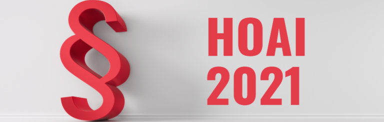 HOAI 2021: Änderungsübersicht und Tipps & Tricks der Experten | WEKA